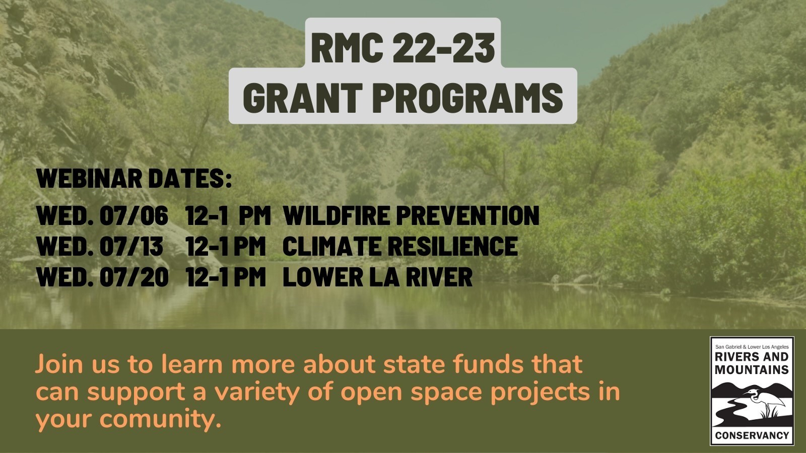 RMC FY22-23 Grant Program workshops – San Gabriel and Lower Los Angeles ...